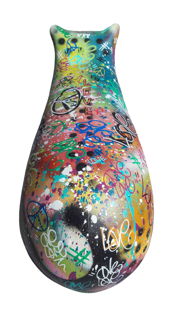 Ty Shee Zen - Le Chat Curieux de BEN_ARTS, uniquement sur commande par